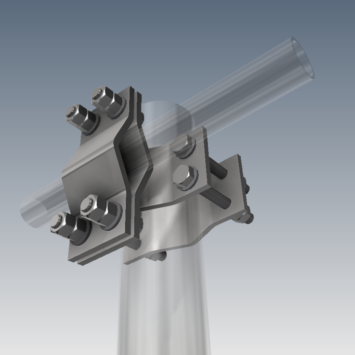 CO 99 Crossover Clamp 34 - 77 mm - Webb Industries