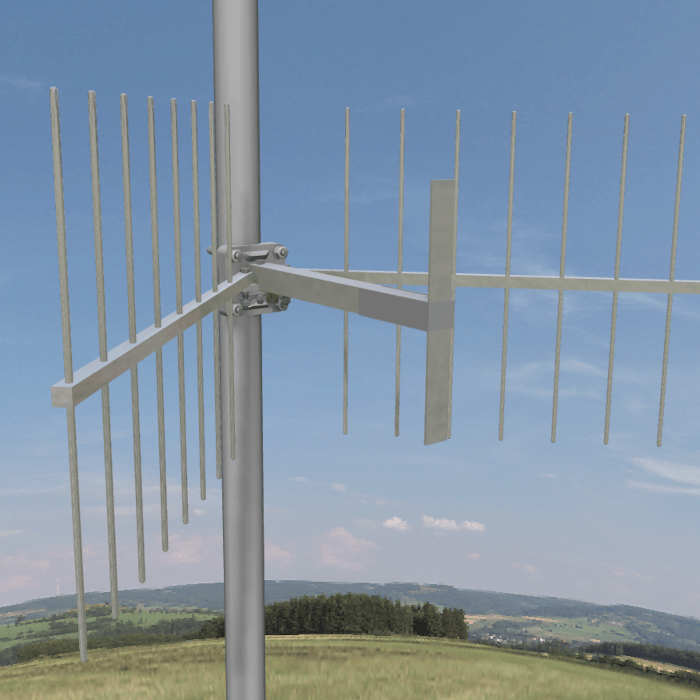 Corner Reflectors 9 dB 406 … 700 MHz - Webb Industries