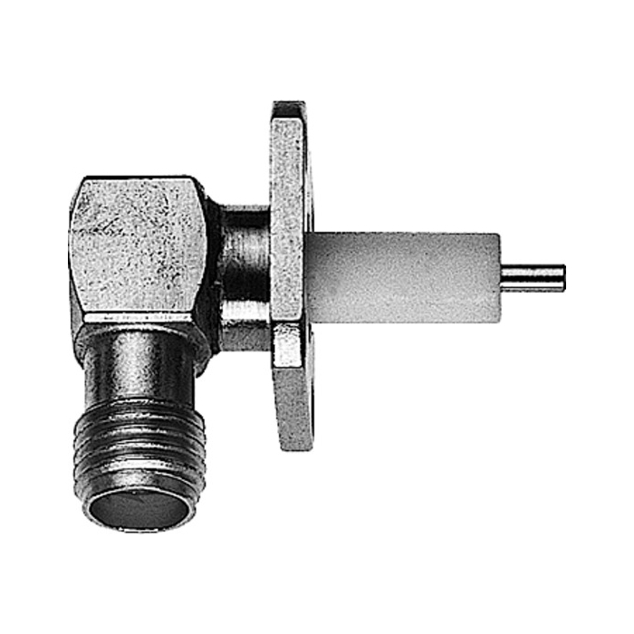 SMA Square Angle Panel Socket EXT - Webb Industries