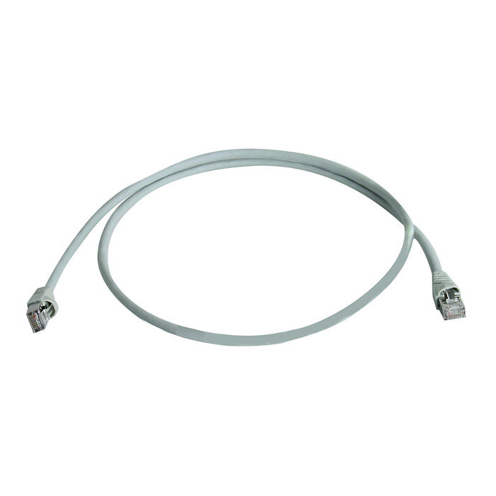 Cat6A S/FTP 1m Grey Patch Cord - Webb Industries