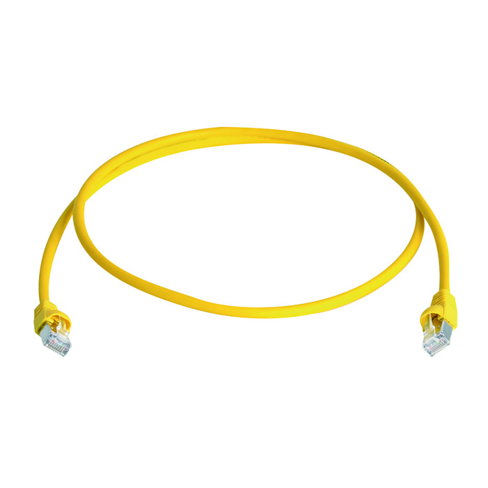 Cat6A S/FTP 3m Yellow Patch Cord - Webb Industries